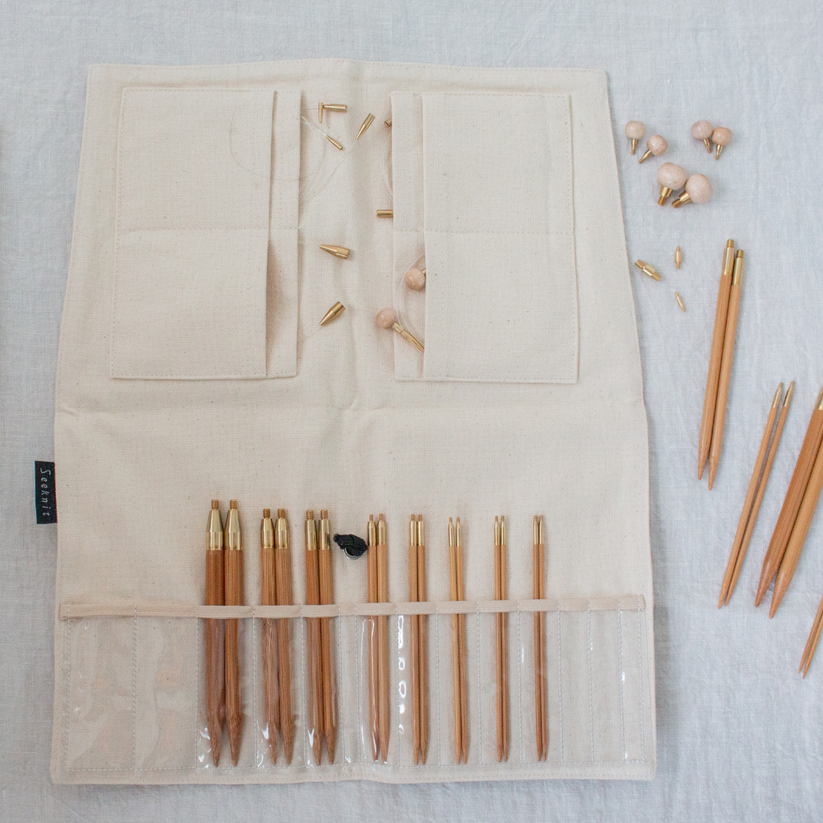 Seeknit Koshitsu Interchangeable Circular Needle Fit Set, 5 inch / 12.5 cm - Semi Customized Order